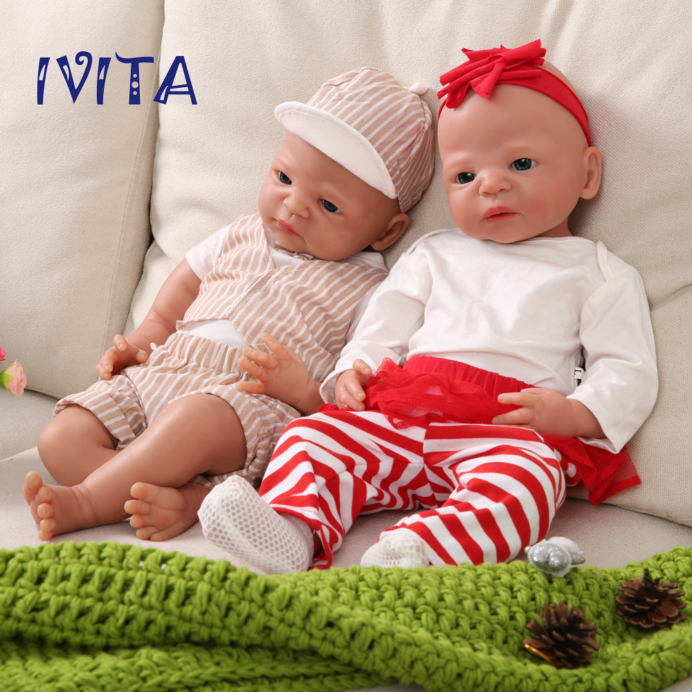 1511 IVITA 21'' Big Silicone Reborn Baby Boy and Girl Floppy Silicone – IVITA Doll