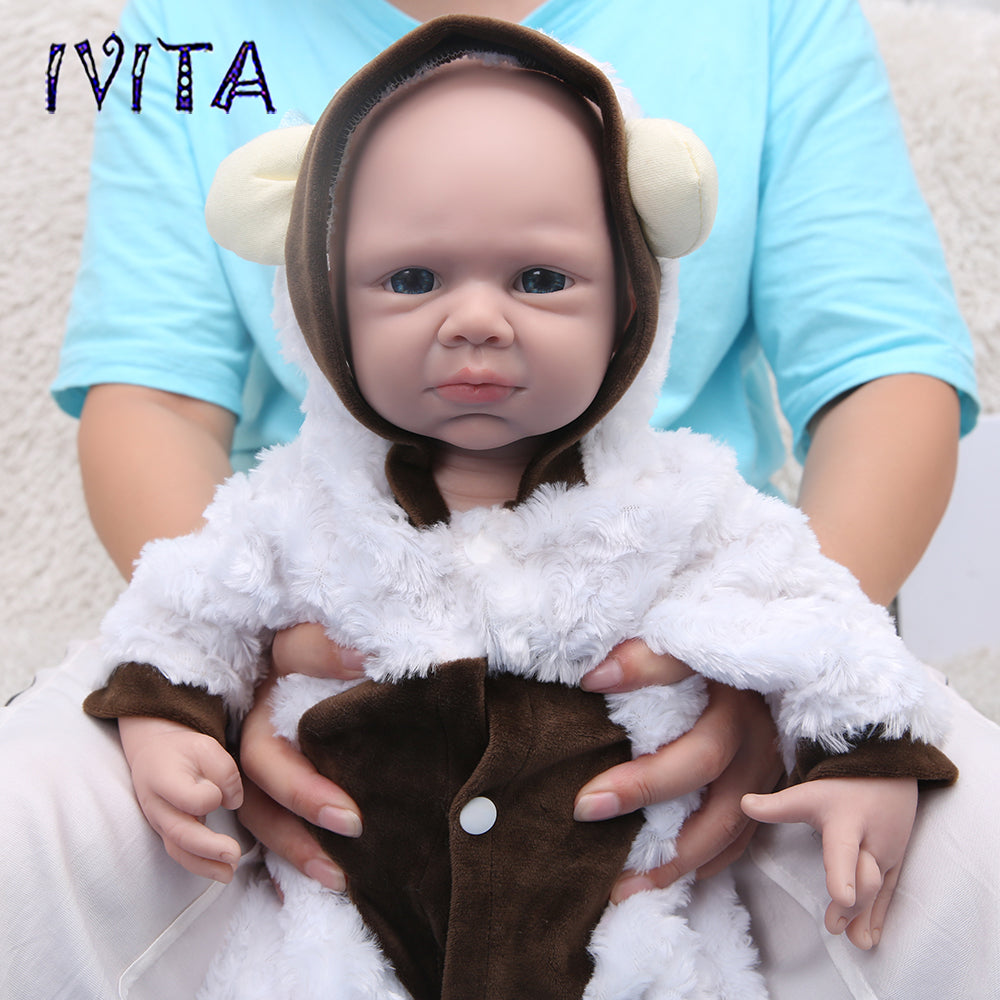 1524 IVITA 20'' Soft Silicone Reborn Baby Boy and Girl Platinum Liquid – IVITA Doll