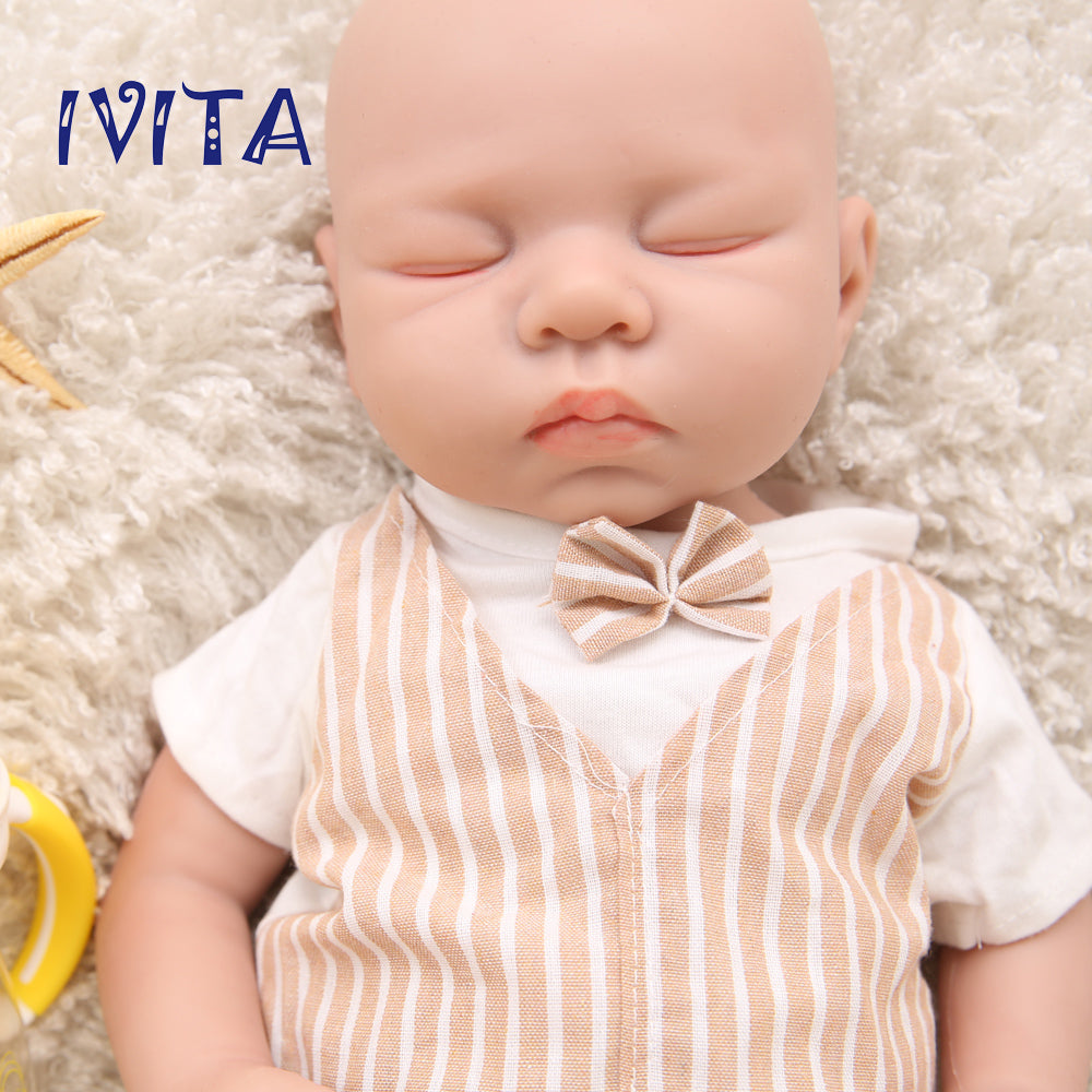 1507 IVITA 18'' Eyes Closed Full Body Silicone Reborn Baby Girl and Bo – IVITA Doll