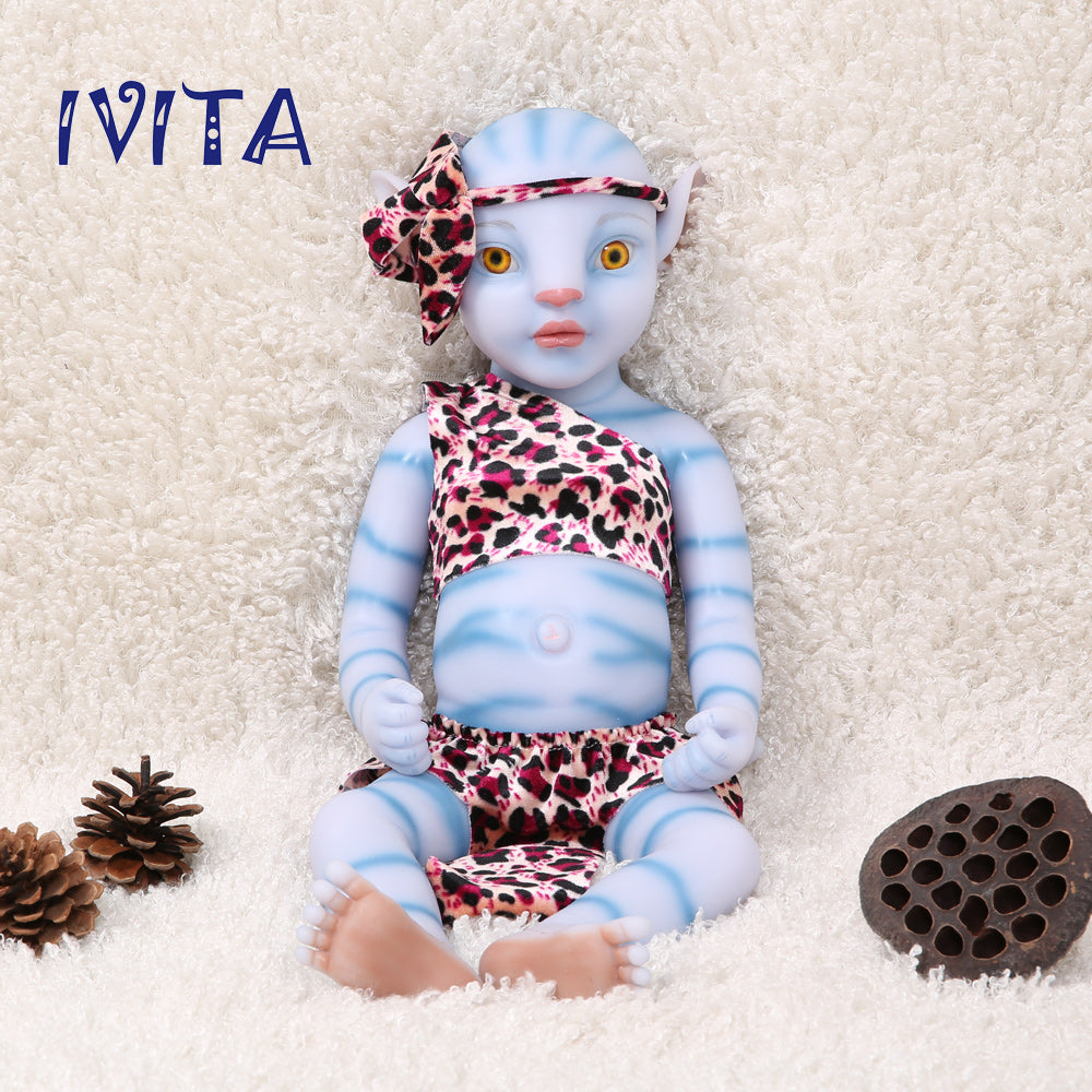 1808 IVITA 20'' Avatar Silicone Doll Reborn Baby Floppy Silicone Doll ...